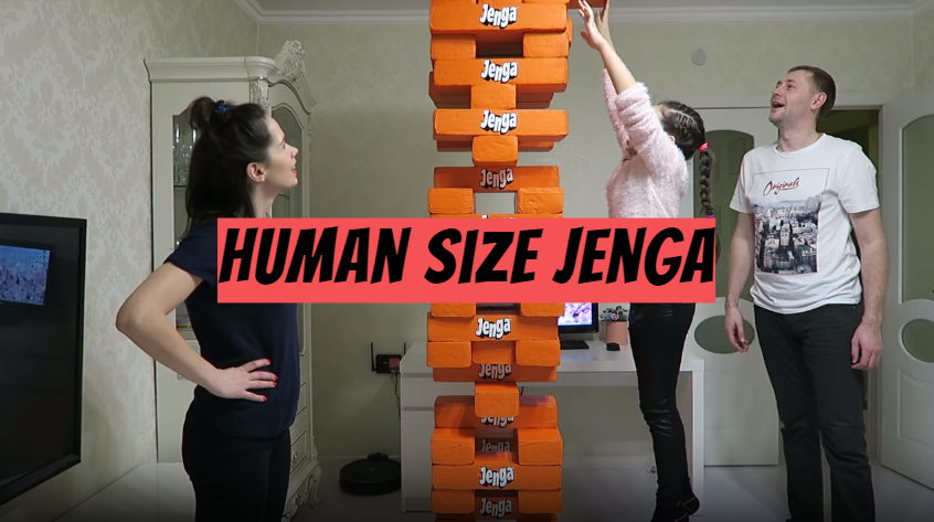 Human size Jenga - Building Tricks and Secrets - Jenga Game